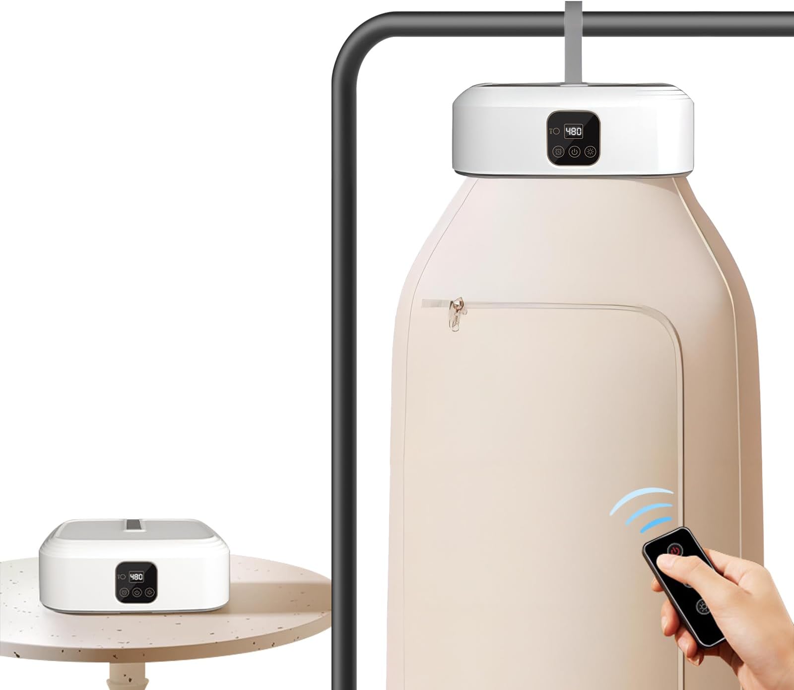 Amazon.com: Portable Dryer,110V 1000W Electric Clothes Dryer Machine ...