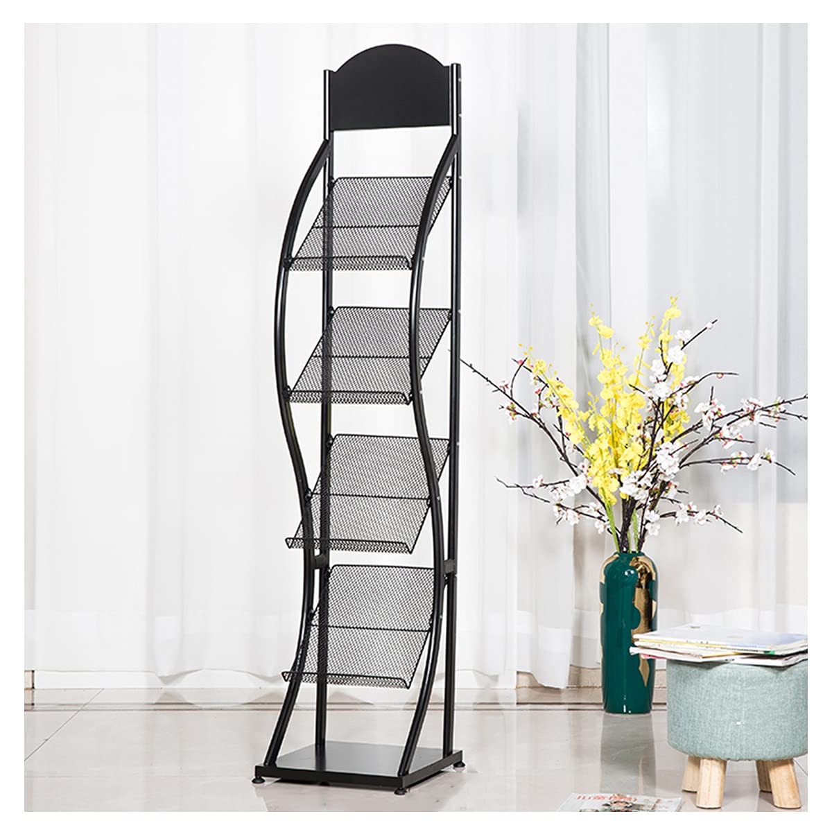 Buy Floor-Standing Magazine Rack Display Rack Floor Literature ...