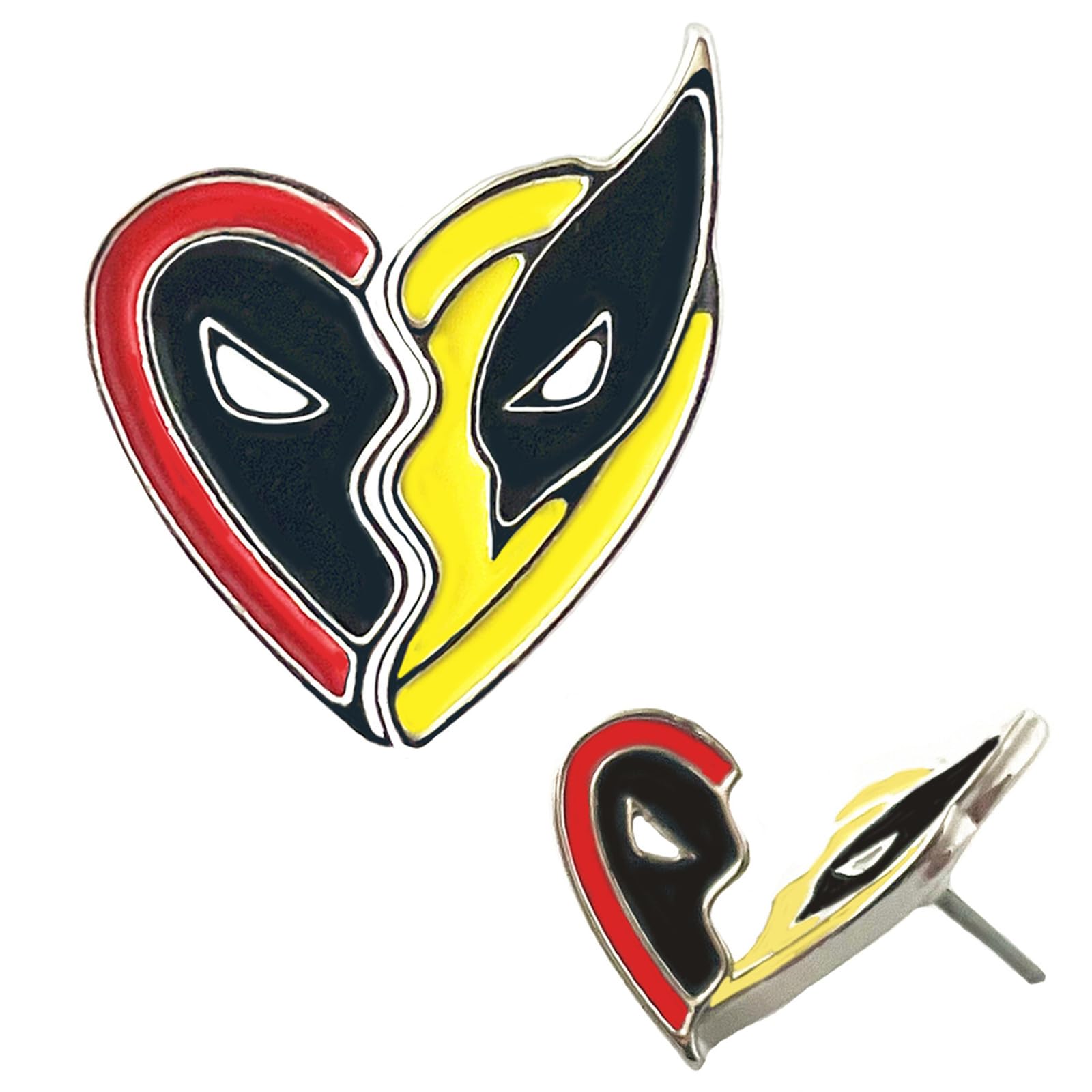 Amazon.com: Superhero Ear Stud Metal Cartoon Earrings: Clothing, Shoes ...