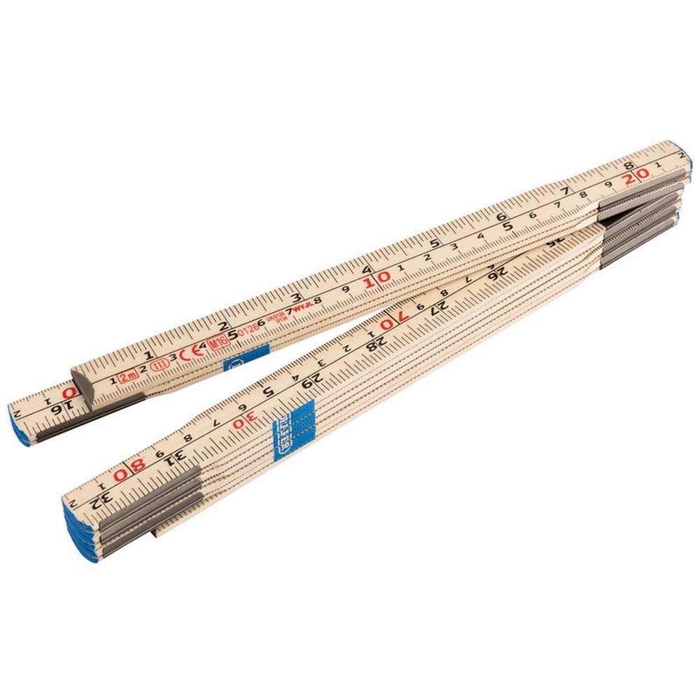 Draper 2m Wood Folding Ruler | 78 inches Foldable Measuring Tool ...