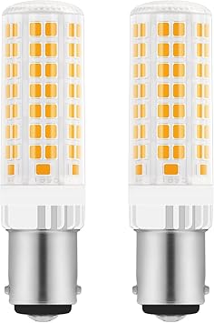 Akynite LED B15d 10W Warmweiß 3000K 800LM, 95 LEDs, Doppelkontakt, AC ...