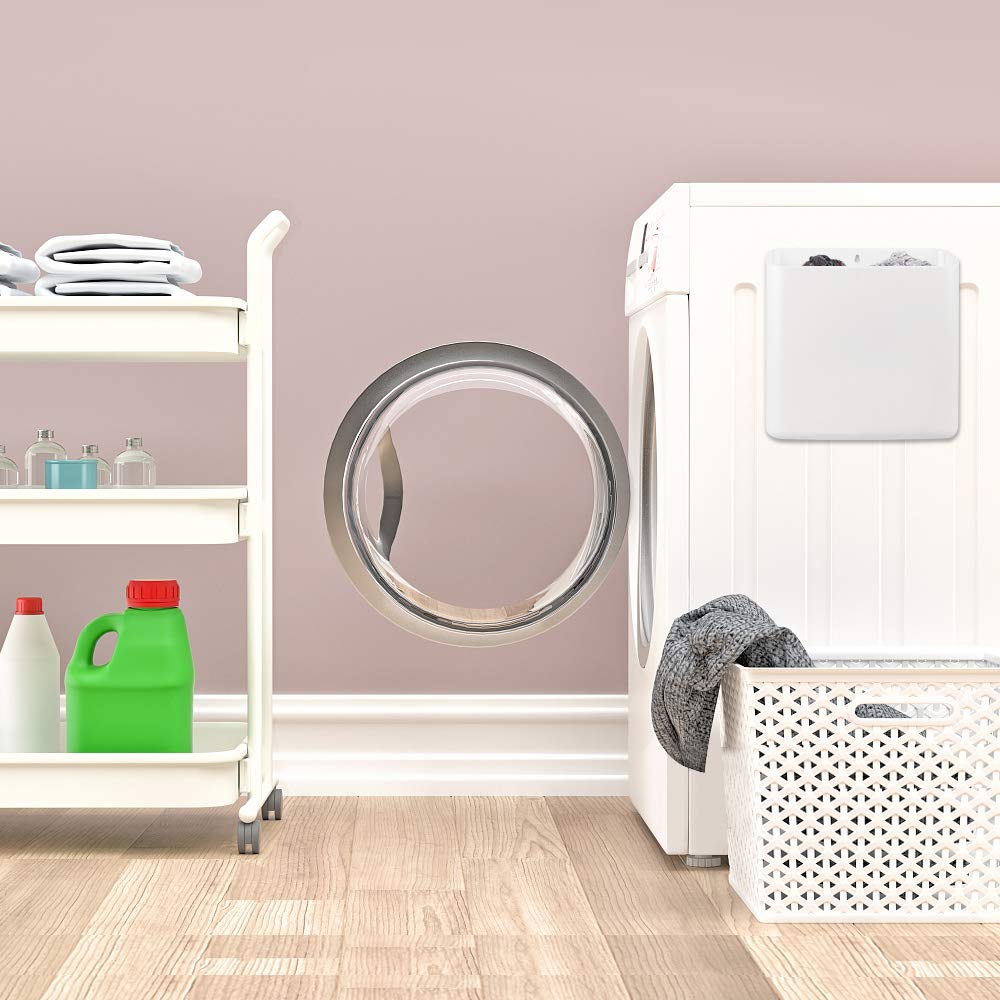 Snapklik.com : Amytalk Lint Holder, Large Magnetic Laundry Bin For ...