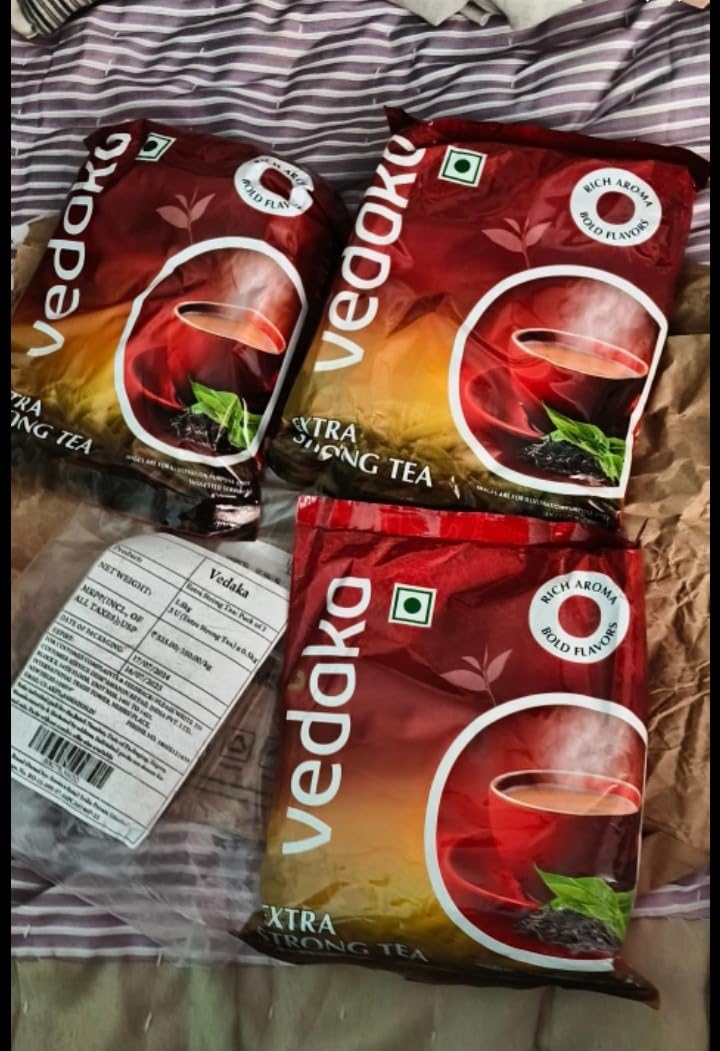 Vedaka Extra Strong Tea | 1.5 Kg | Kadak Chai | Bold & Aromatic | Pack ...