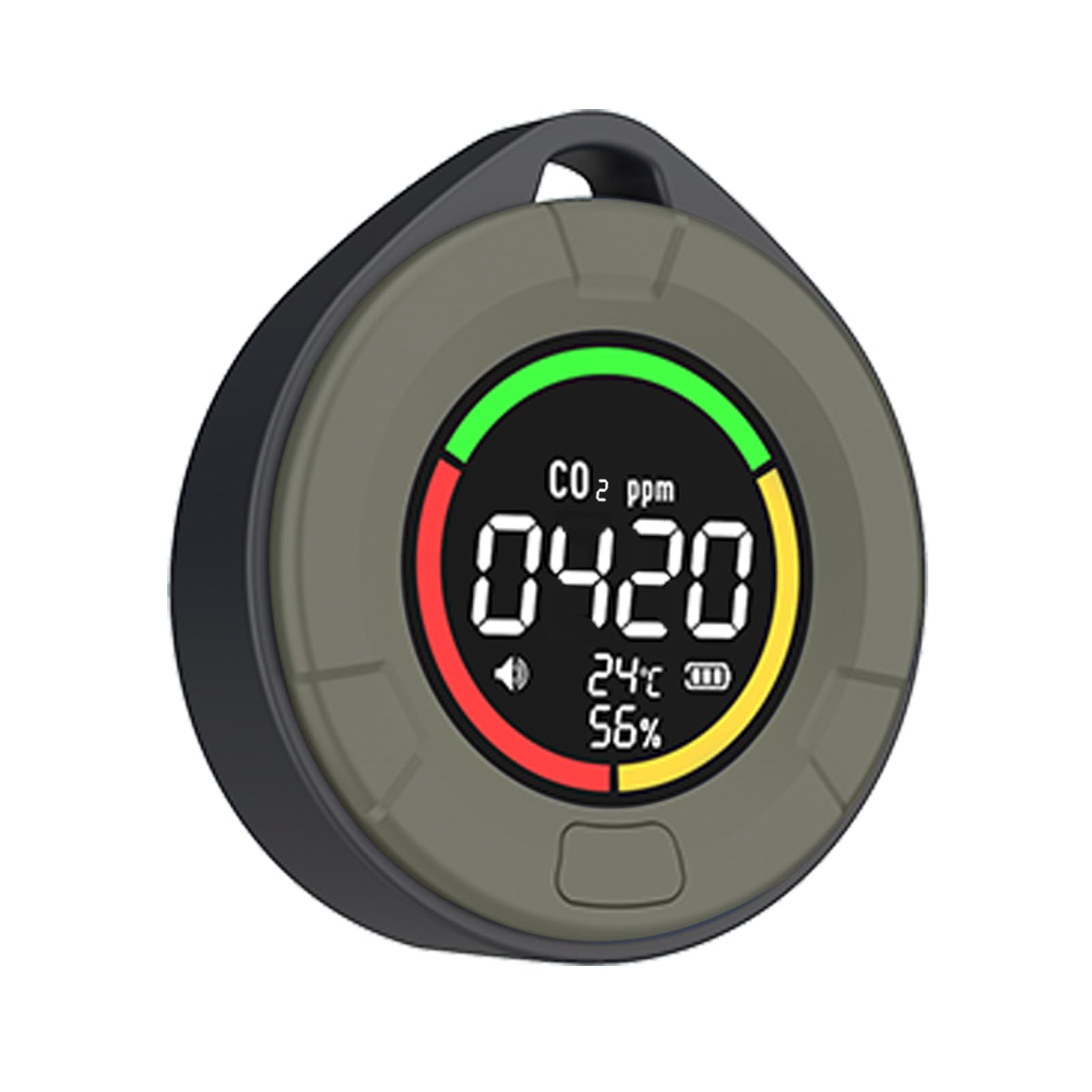 Amazon.com: Mulcort Portable CO2 Detector, 1000mAh USB Rechargeable ...