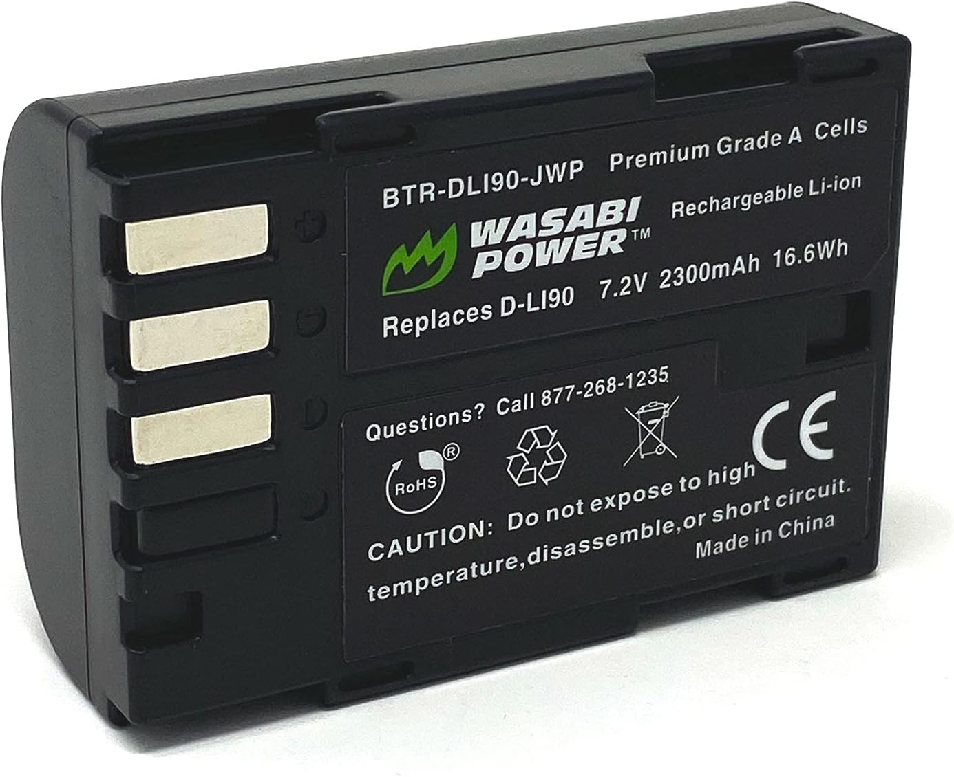 Amazon.com : Pentax D-LI90E Rechargeable Lithium-Ion Battery for 645, K ...