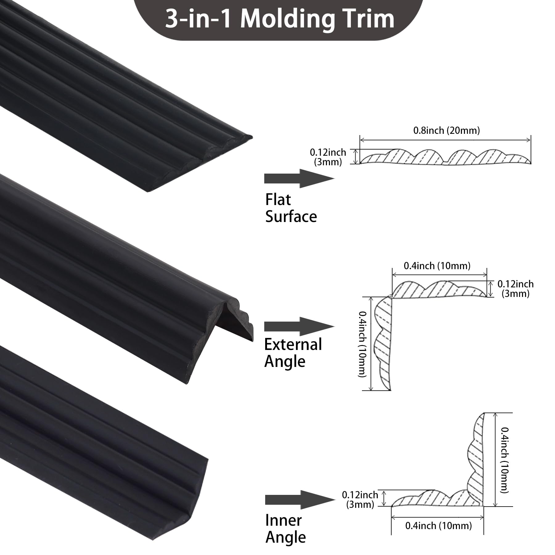 Snapklik.com : Coengwui Multifunctional Corner Guards, Peel And Stick L ...