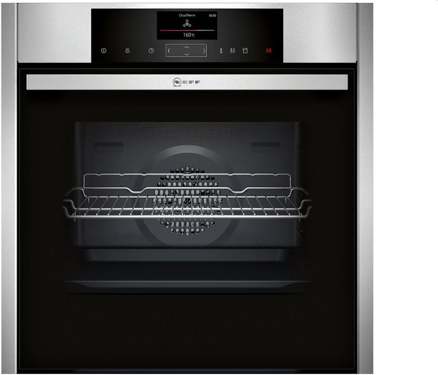 NEFF B64FT33N0 Einbau-Dampfbackofen N90, Integrierbarer Backofen 60 x ...