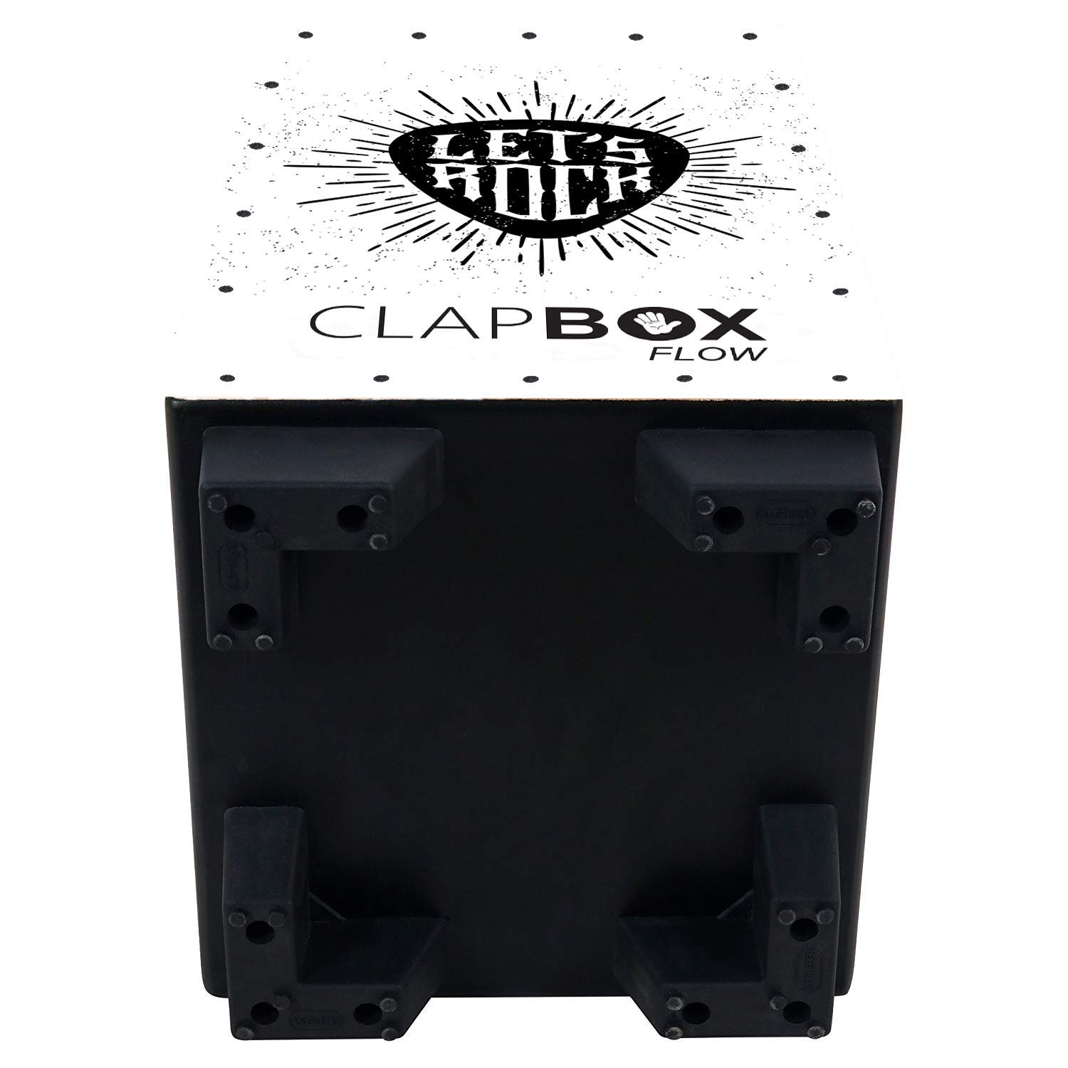 Snapklik.com : Clapbox Graphic Cajon Drum Box Walnut Wood (H:20" W:12 ...