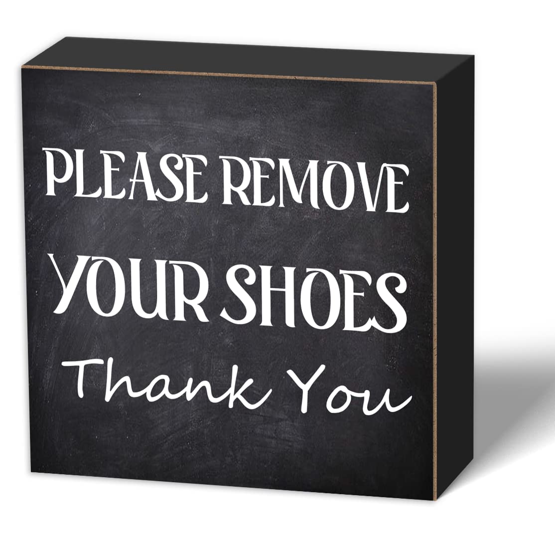 Snapklik.com : Please Remove Your Shoes Sign - Funny Shoes Off Sign ...