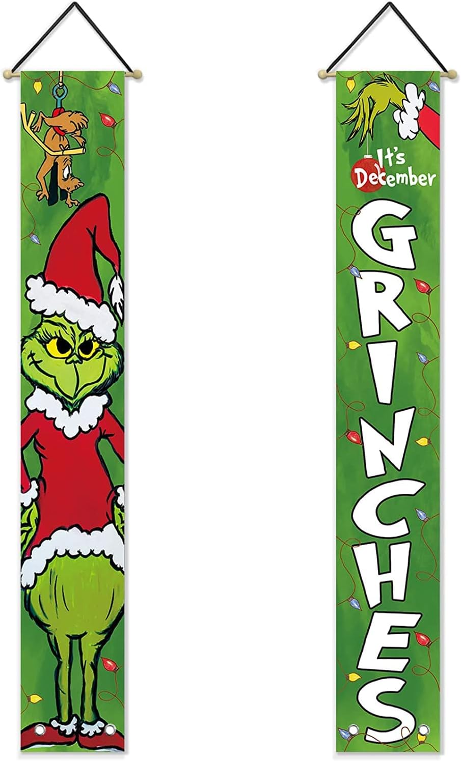 Amazon.com : colorlife Christmas decorations. This is the porch sign ...