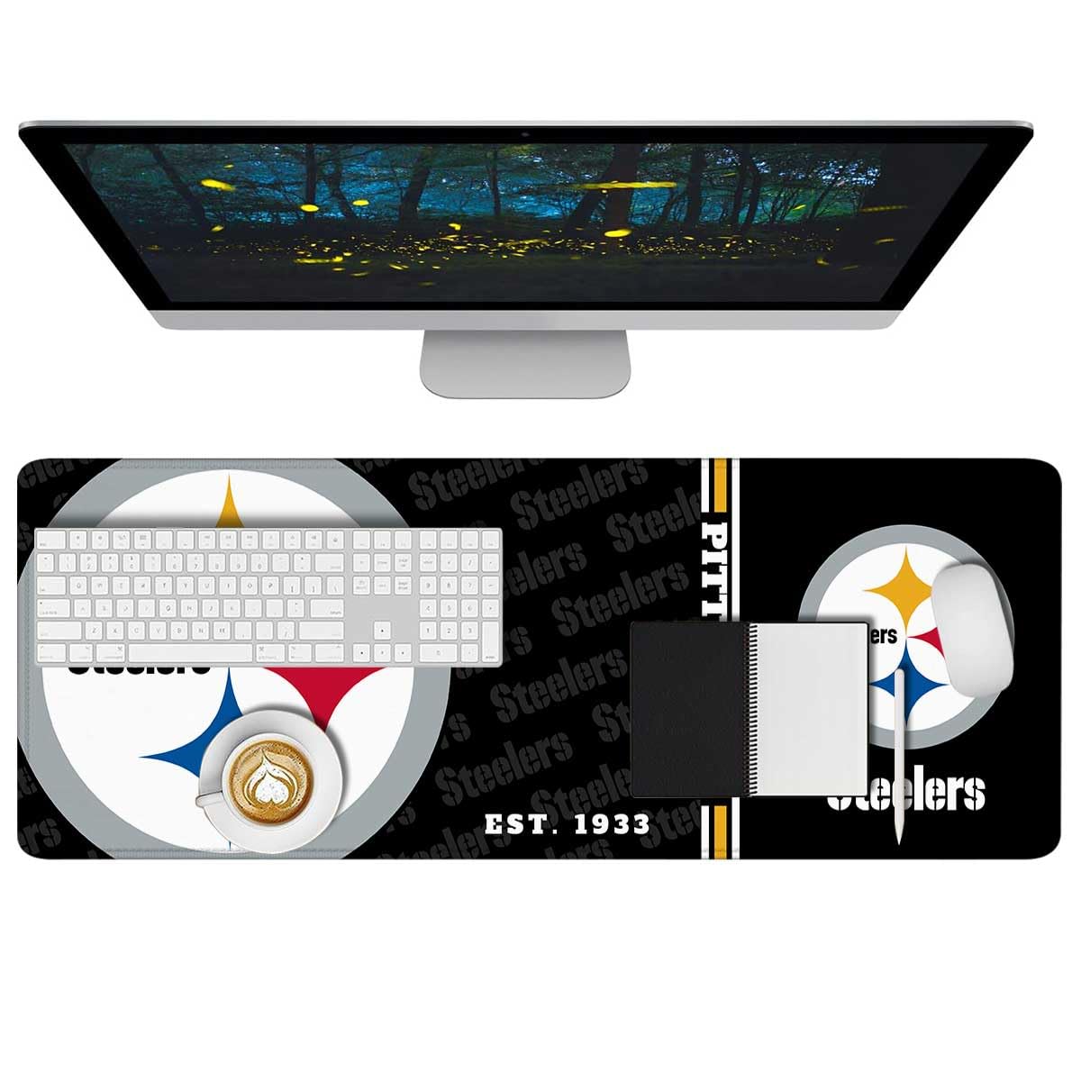 Amazon.com : Generic Mouse Pad Extended Large Gaming Desk Pad 31.5 x 11 ...