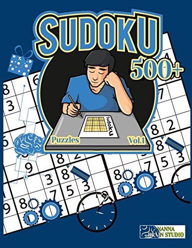 Sudoku 500+ Puzzles Volume 1: sudoku puzzle books for adults 4 levels ...
