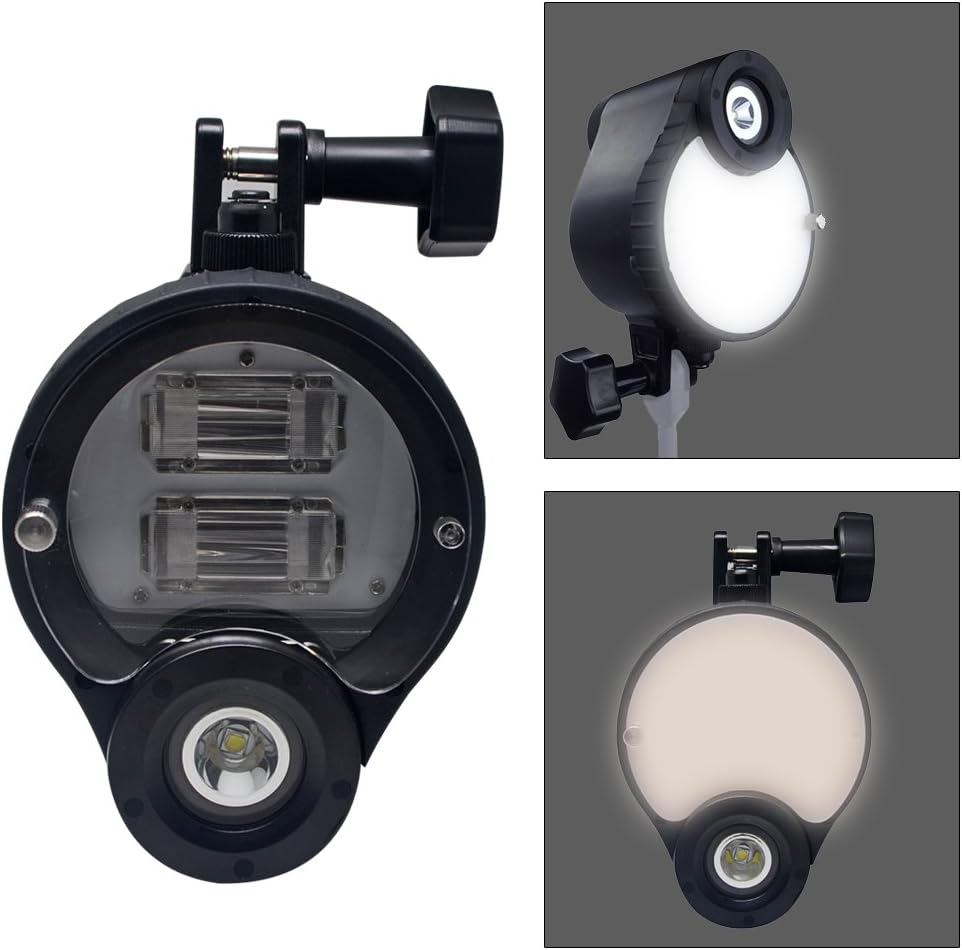 Amazon.com: Mcoplus Underwater Strobe Flash Lights st-100 for Cameras ...