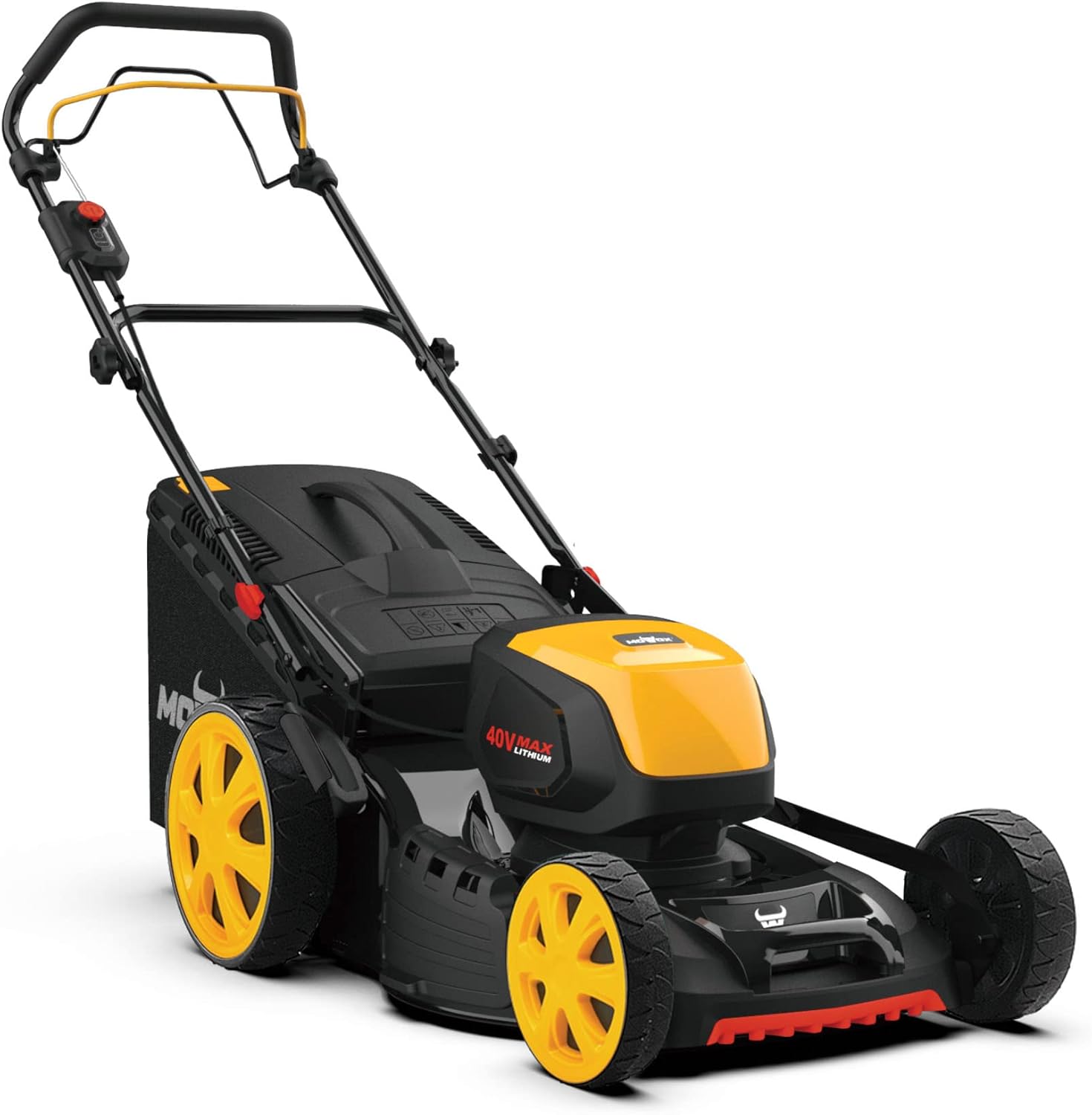 Mowox® EM 5140 SX Lithium-Ion Akku-Rasenmäher mit Stahlgehäuse und ...