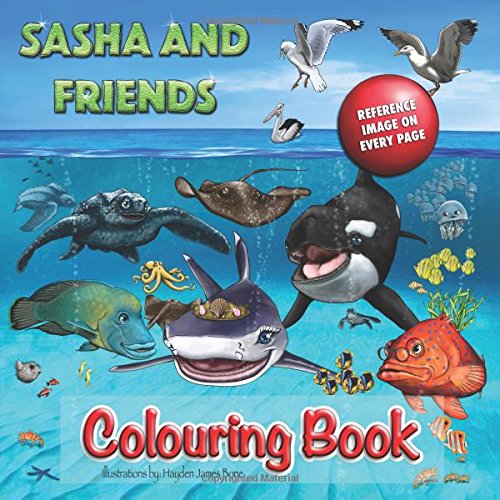 Sasha and Friends Colouring Book: Bone, Mr Hayden James: 9780994484567 ...