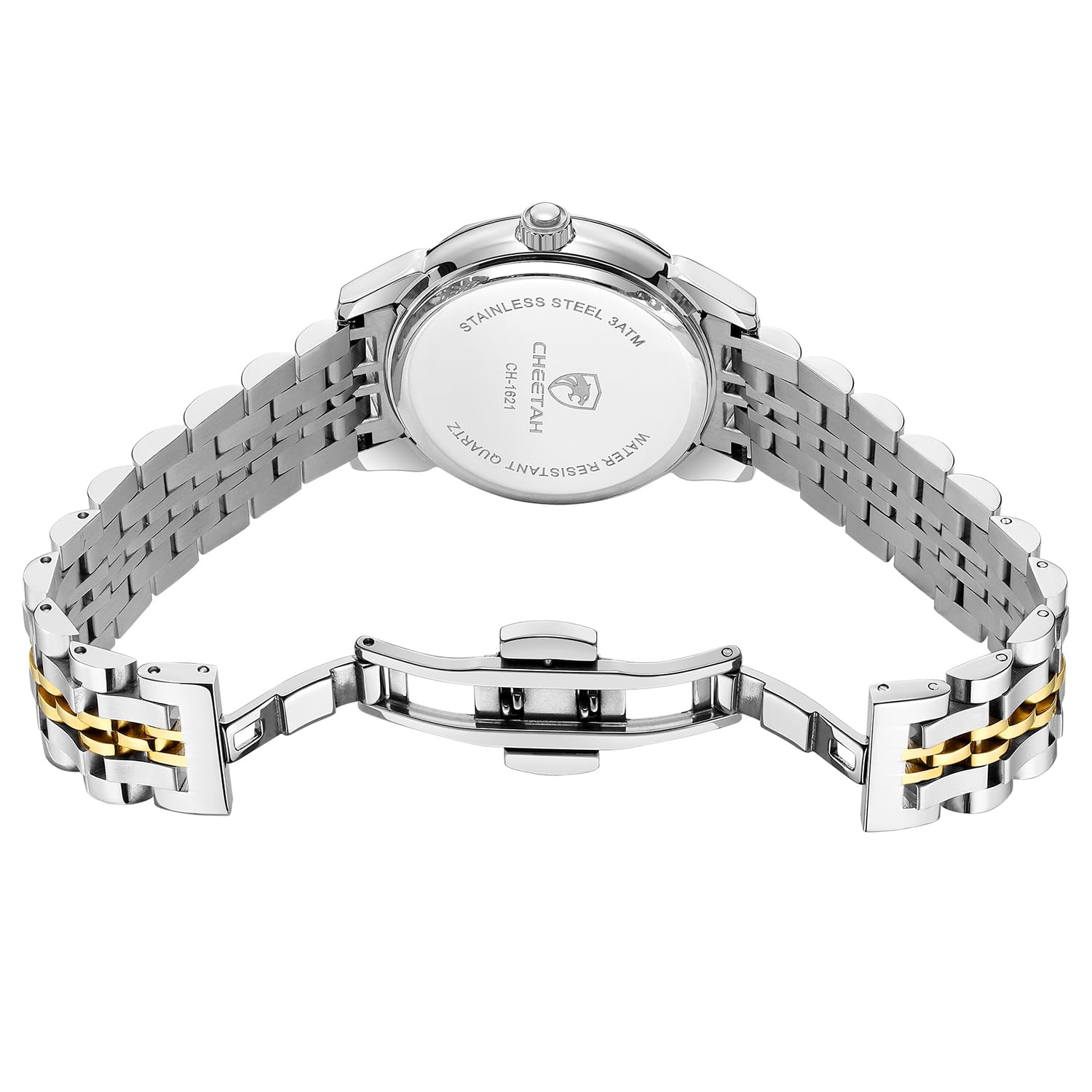 Snapklik.com : CHEETAH Quartz Waterproof Watches For Men Diamond ...