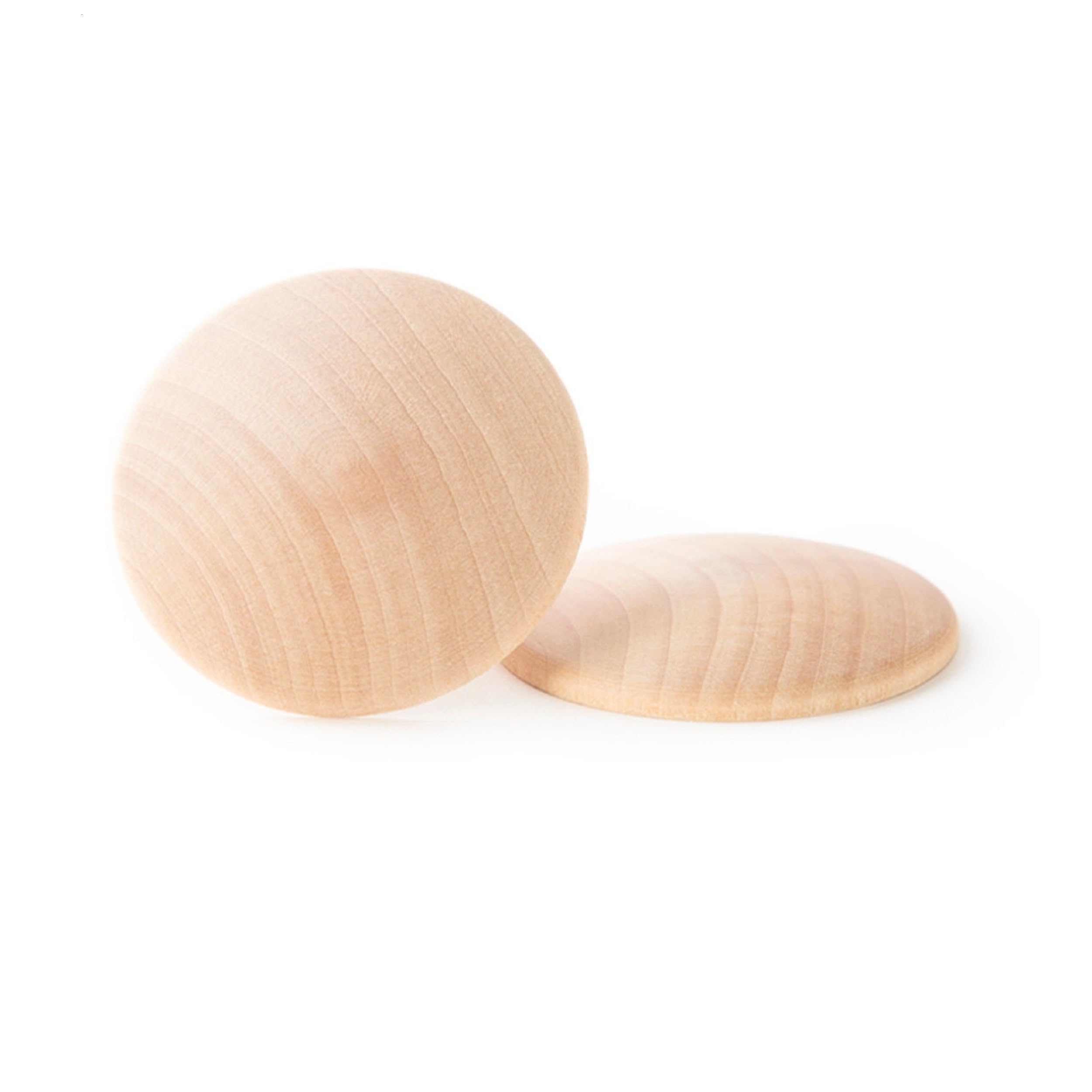 Amazon.com: Pinehurst Crafts 1-Inch Wood Dome Discs, Unfinished Premium ...