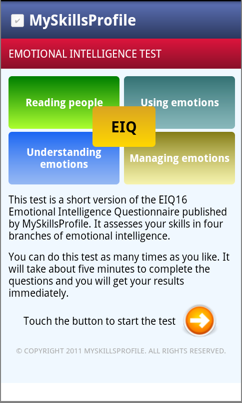 Emotional Intelligence Test - Aplicativo na Amazon Appstore