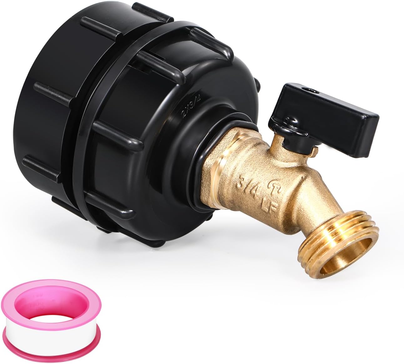 Amazon.com: IBC Tote Adapter, 275-330 Gallon ibc tote fittings 2.36 ...