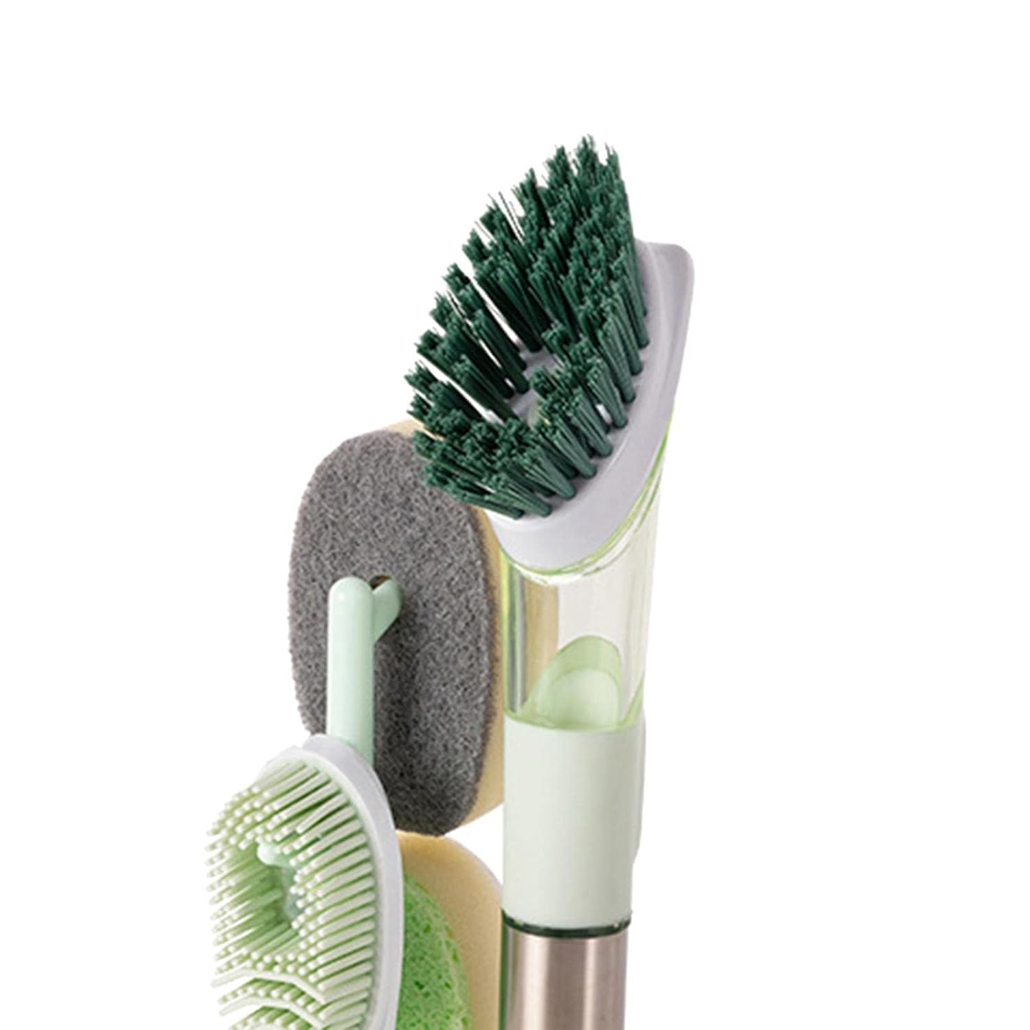 Kitchen Cleaning Brush Set Washing Scrubbing Cleaner Drying Holder ...