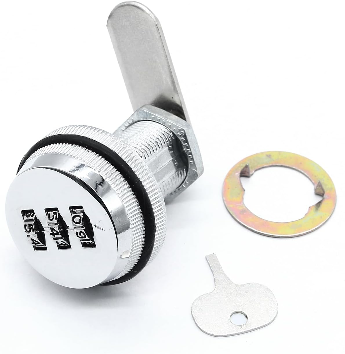 Zorveiio 1Pcs Silver Combination Cam Lock, 3 Digit Combination Cam Lock ...