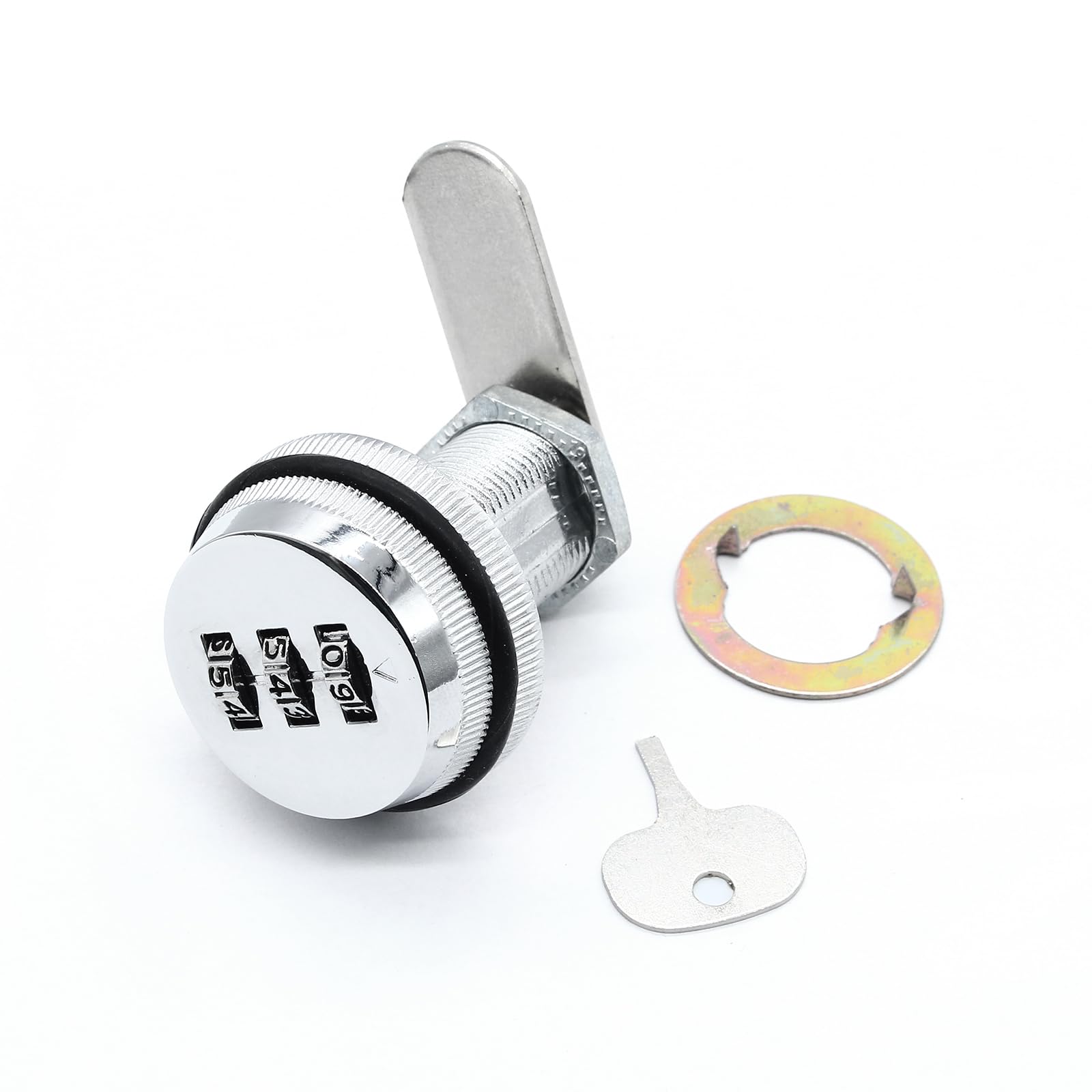 Zorveiio 1Pcs Silver Combination Cam Lock, 3 Digit Combination Cam Lock ...