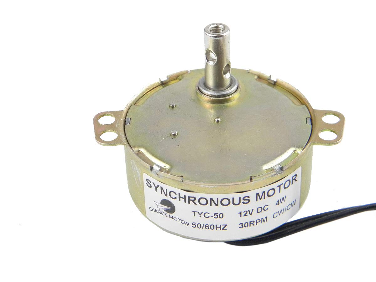 CHANCS TYC-50 Synchronous Syn Motor 12V DC 30/36RPM 4W CW/CCW Small ...