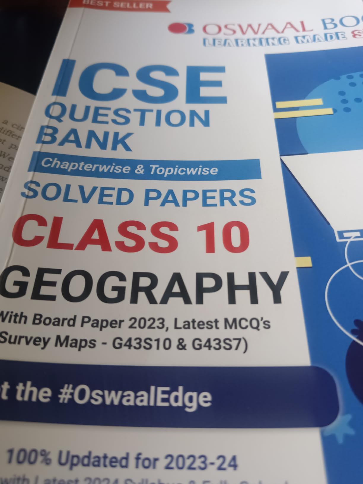 Oswaal ICSE Question Bank Class 10 Geography Book (For 2024 Board Exams ...