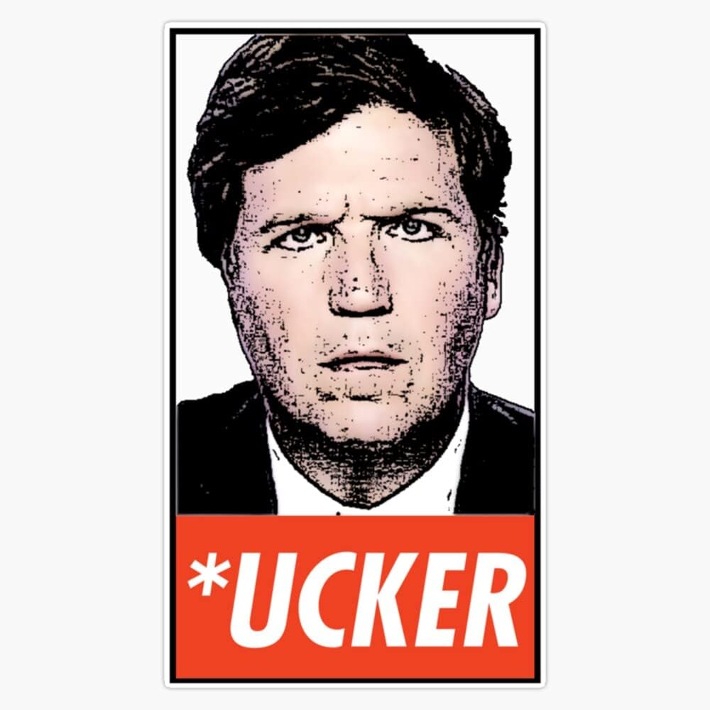 Amazon.com - Tucker Carlson Bumper Sticker Vinyl Decal 5"