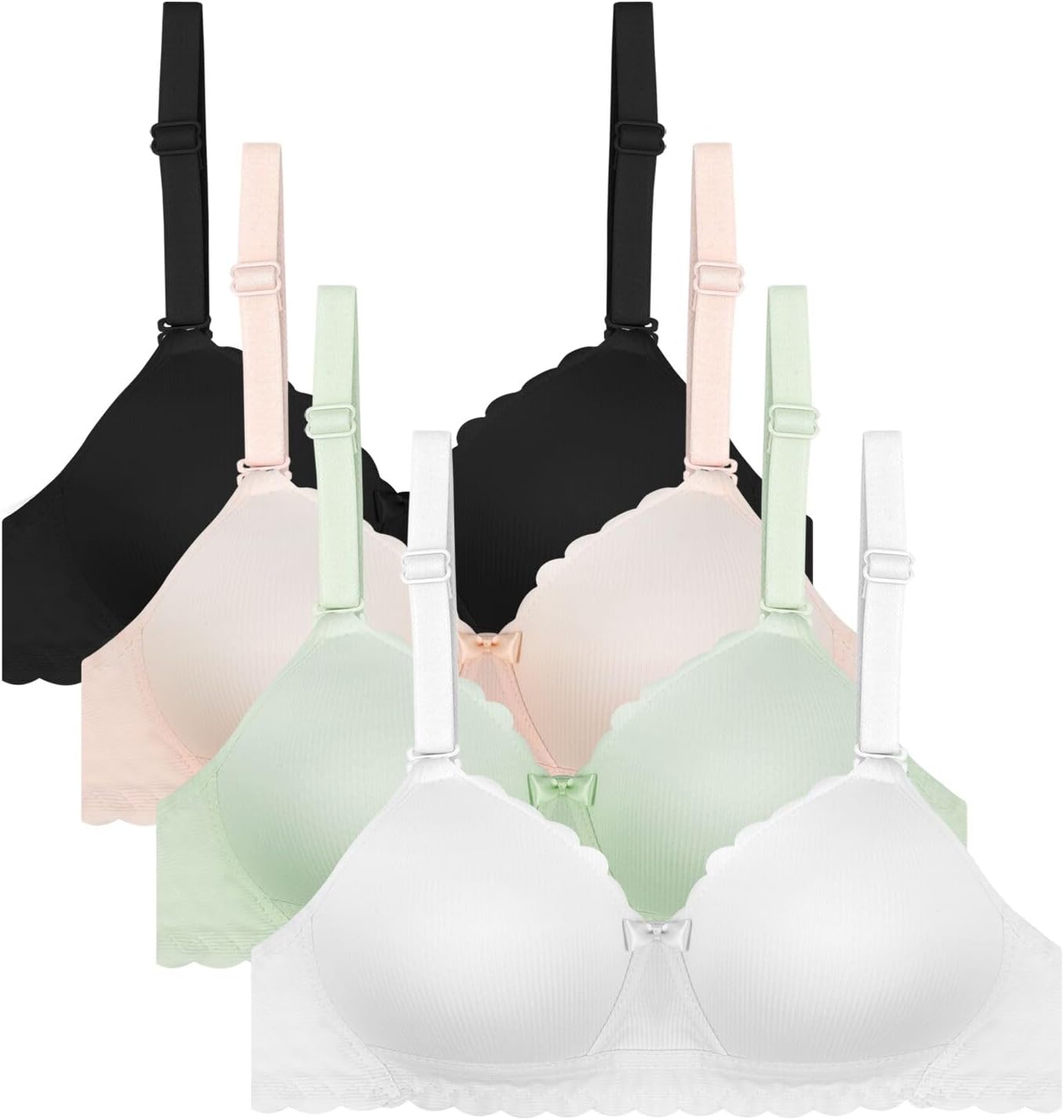 Amazon.com: TIMETERNY Teens Girls Training Bras for 32a Big Kids Age 8 ...