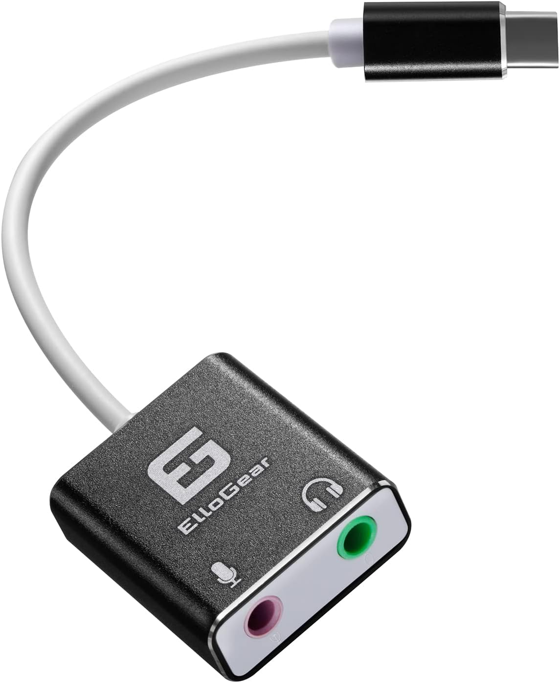 Amazon.com: Movo USBC-AC2 3.5mm to USB-C Stereo Audio Adapter - External Sound Card for PC, Mac ...