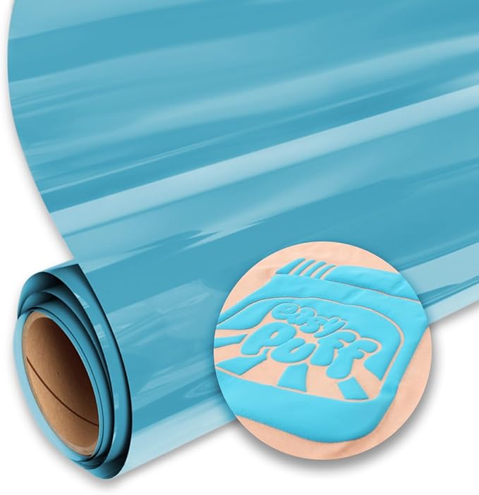 Amazon.com: SISER Easy Puff HTV 12''x1yd - 3D Puffy Heat Transfer Vinyl ...