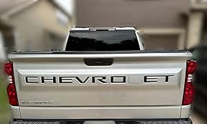 Chevy Tailgate Emblem Overlays - 3D Raised Effect Rear Decals Strong ...