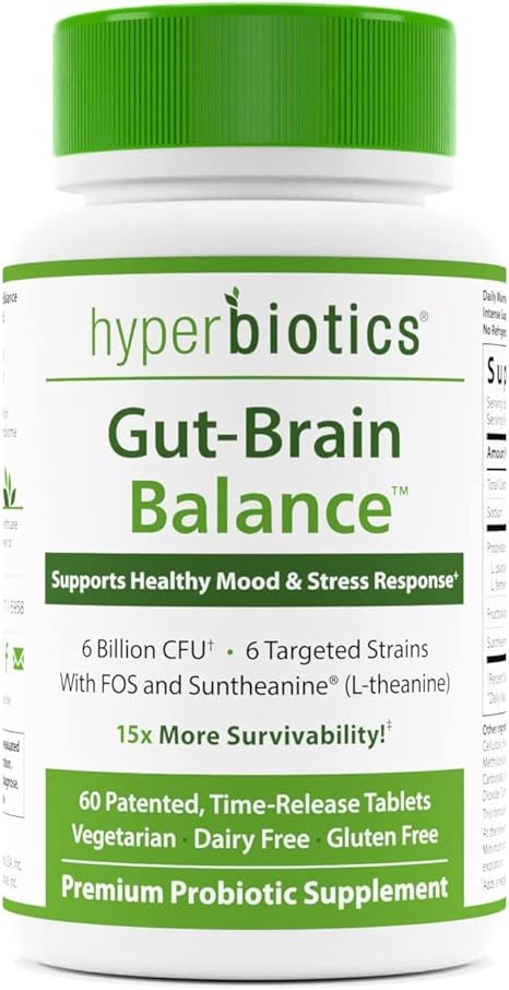 Amazon.com: Hyperbiotics Gut-Brain Balance, Mood | Probiotics For Women ...