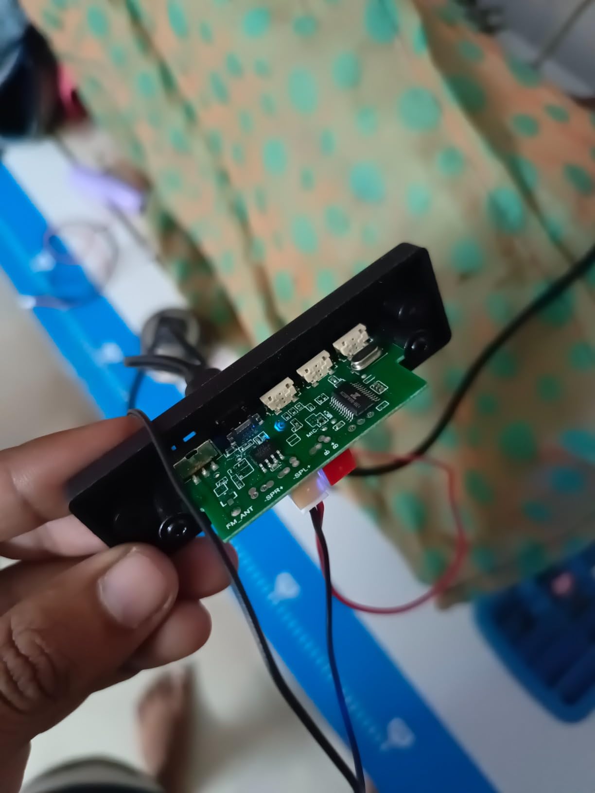 Electronic Spices Bluetooth Mp3 Usb Fm Radio Player Module With Double ...