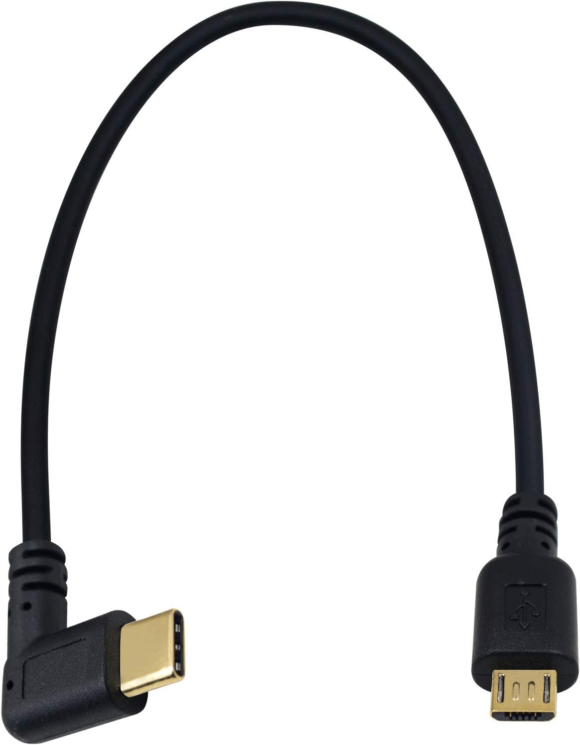 Type-C to Micro USB Cable, Fasgear 1 Pack Nylon Braided USB C to Micro ...