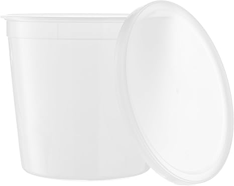 Amazon.com - Basix Round Clear 168-Ounce Food Storage Container with ...