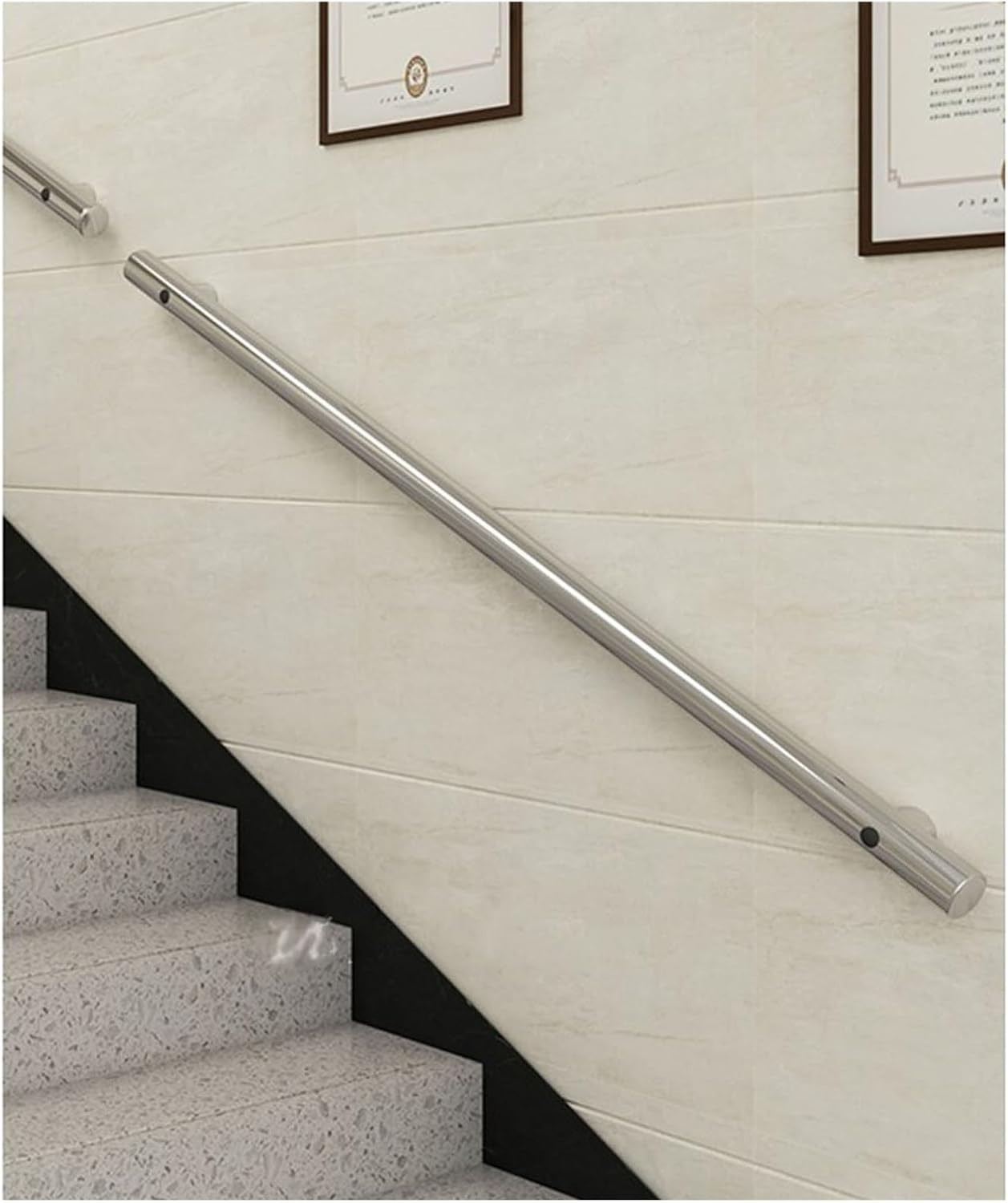 Amazon.co.jp: Non-slip Stainless Steel Stair Railing Home Against The ...
