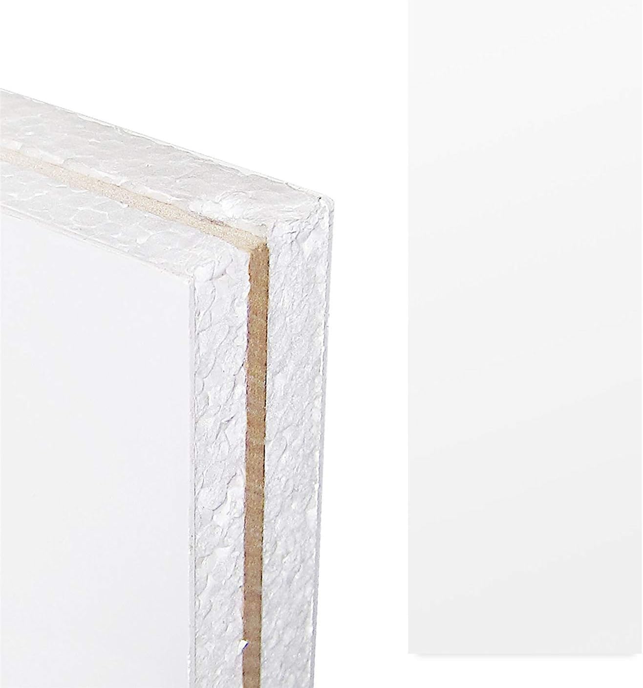 White UPVC Flat Half Door Panel MDF Reinforced (W: 750mm x H: 750mm x D ...