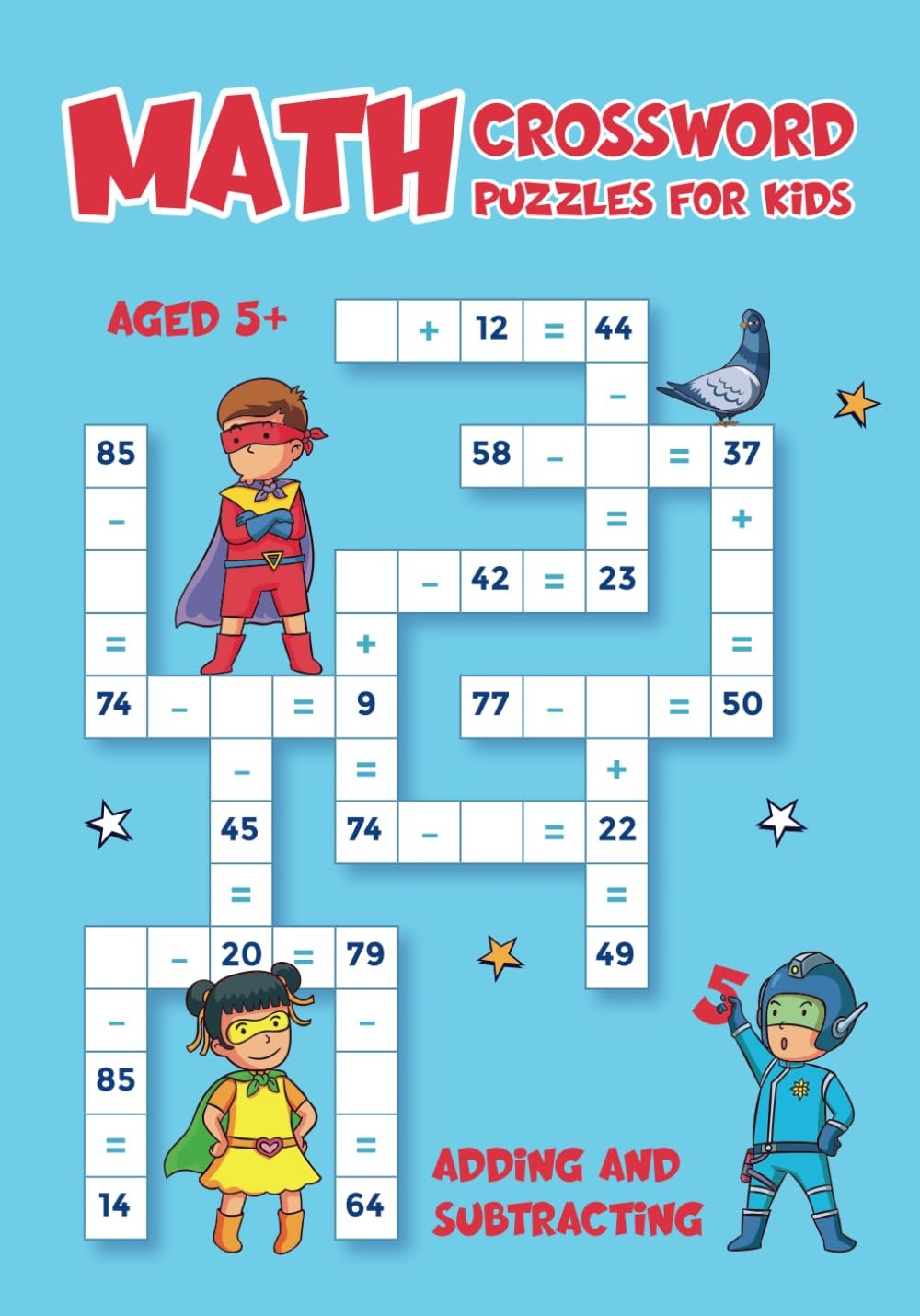 Math Crossword Puzzles for Kids: Math Criss Cross Adding and ...