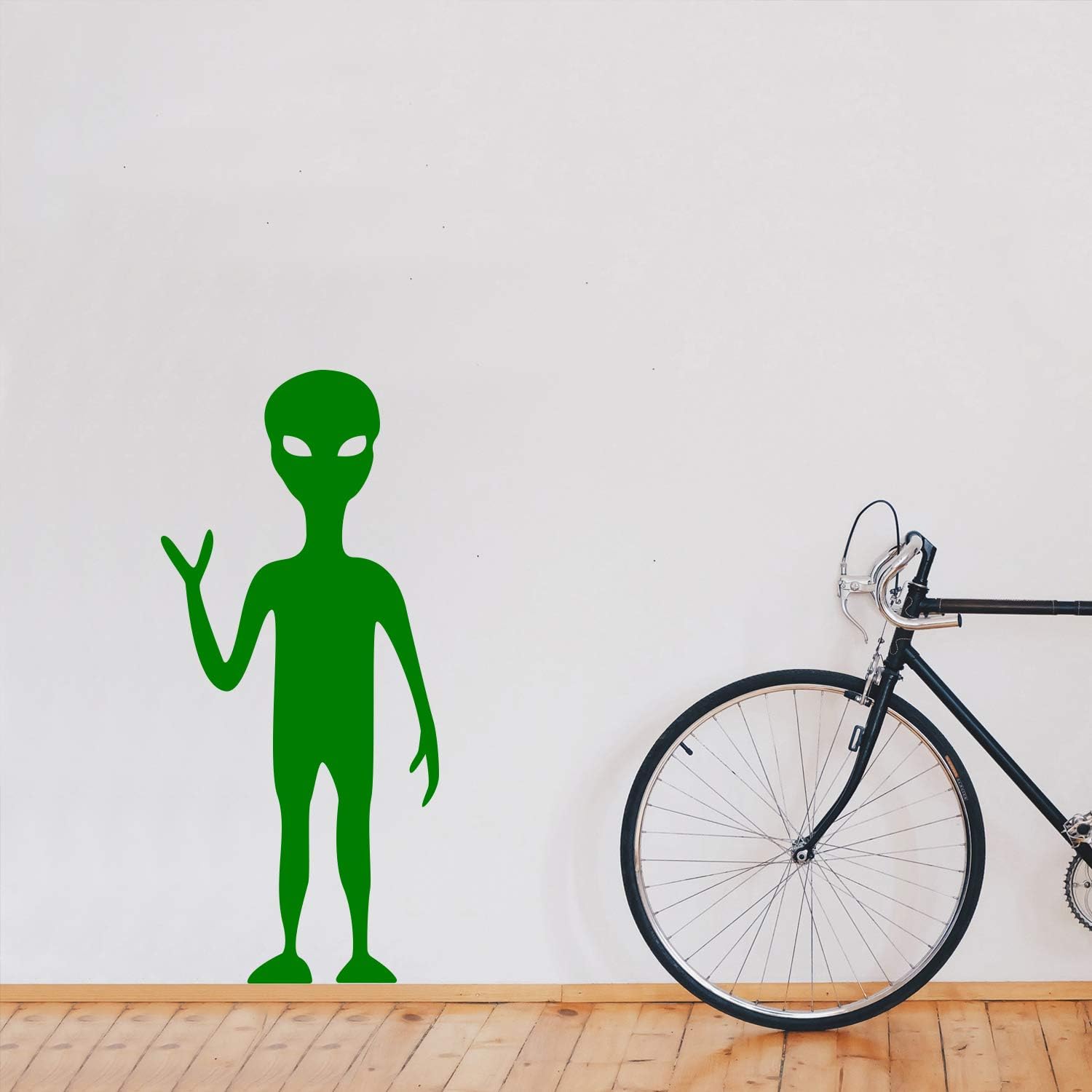 Amazon.com: Vinyl Wall Art Decal - Tall Alien - 48" x 22" - Modern Cool ...