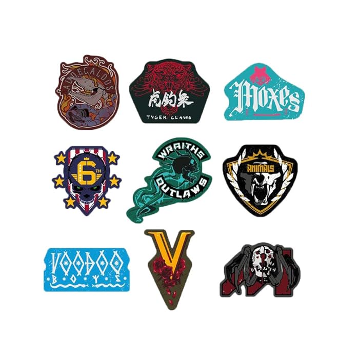 Buy Night City Gangs Sticker Set - Official Cyberpunk 2077 Merchandise ...