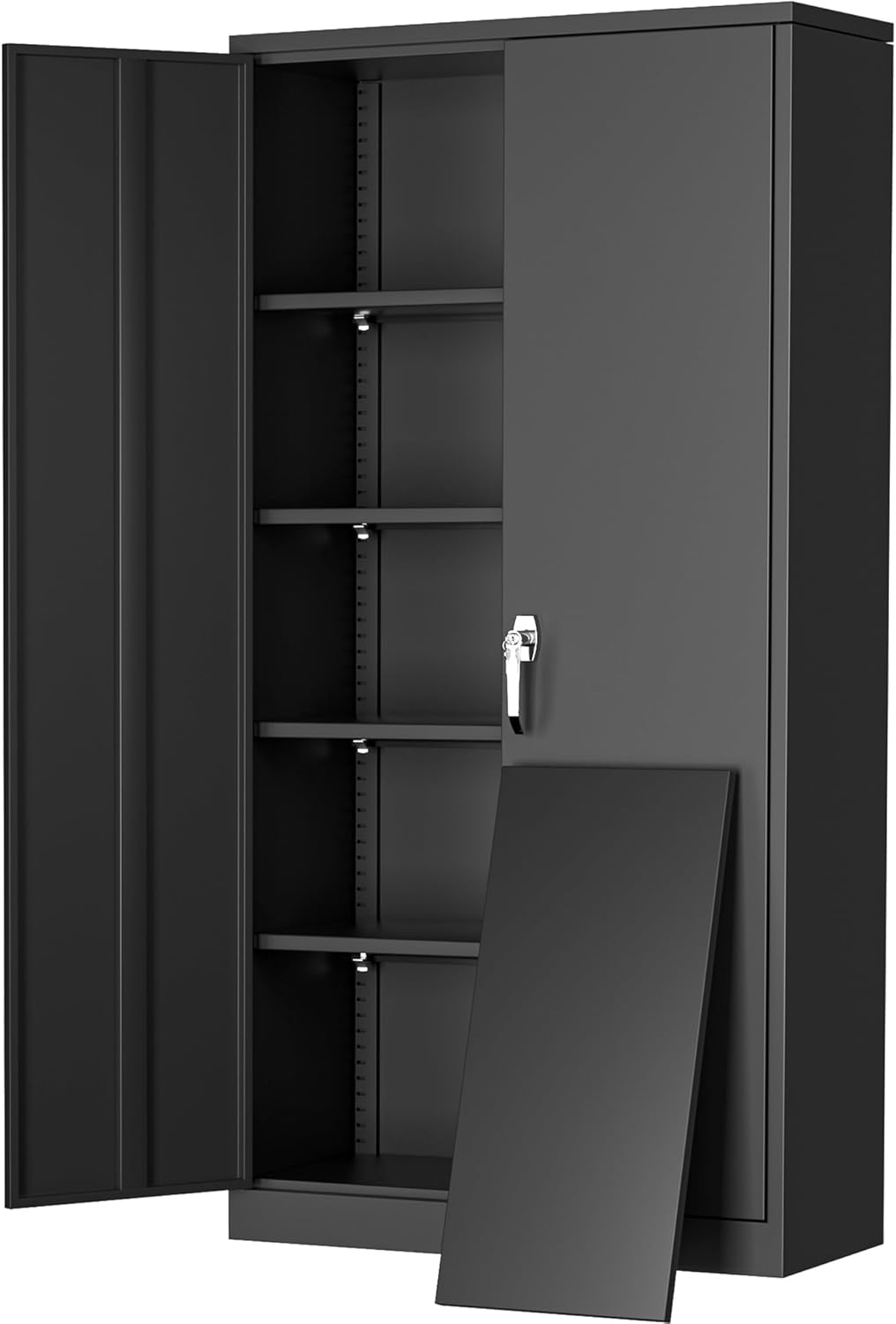 Amazon.com: Greenvelly Metal Storage Cabinet, 72" Black Metal Locking ...