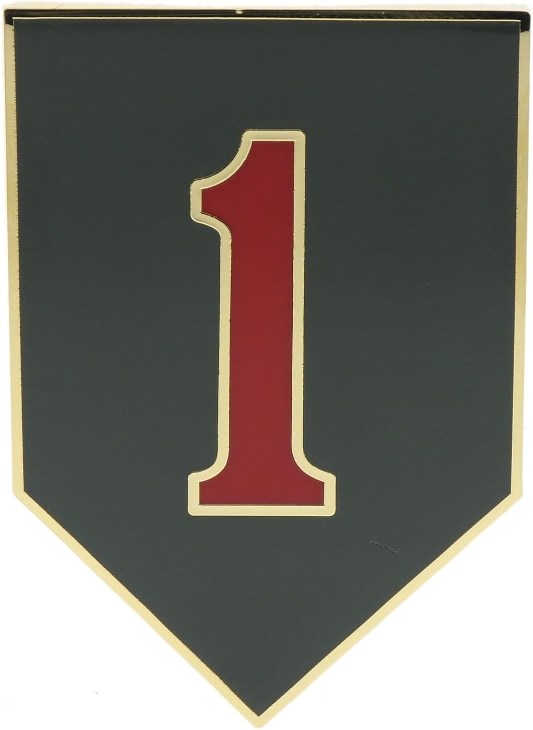 Amazon.com: Army 1st Infantry Big Red One Combat Beret Badge 2 inch Hat ...