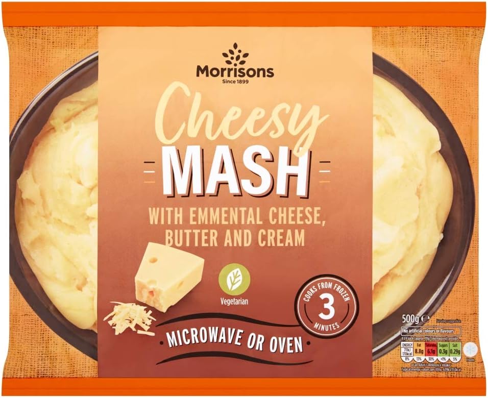 Morrisons Cheesy Mash, 500 g (Frozen) : Amazon.co.uk: Grocery