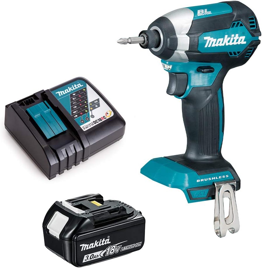 MAKITA DTD153Z LXT 18V LI-ION BRUSHLESS CORDLESS IMPACT DRIVER 1 x 3Ah ...