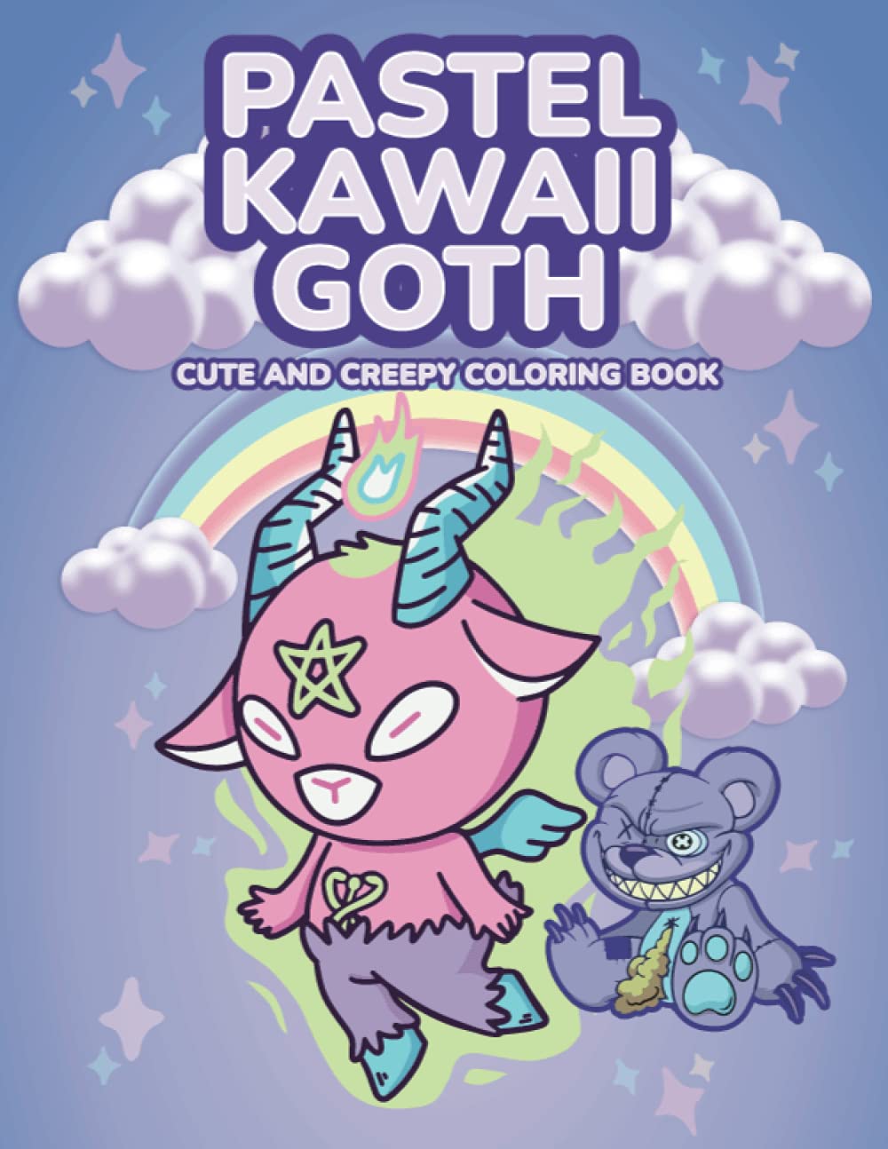 Buy Pastel Kawaii Goth : Cute And Creepy Coloring Book: Cute Horror ...