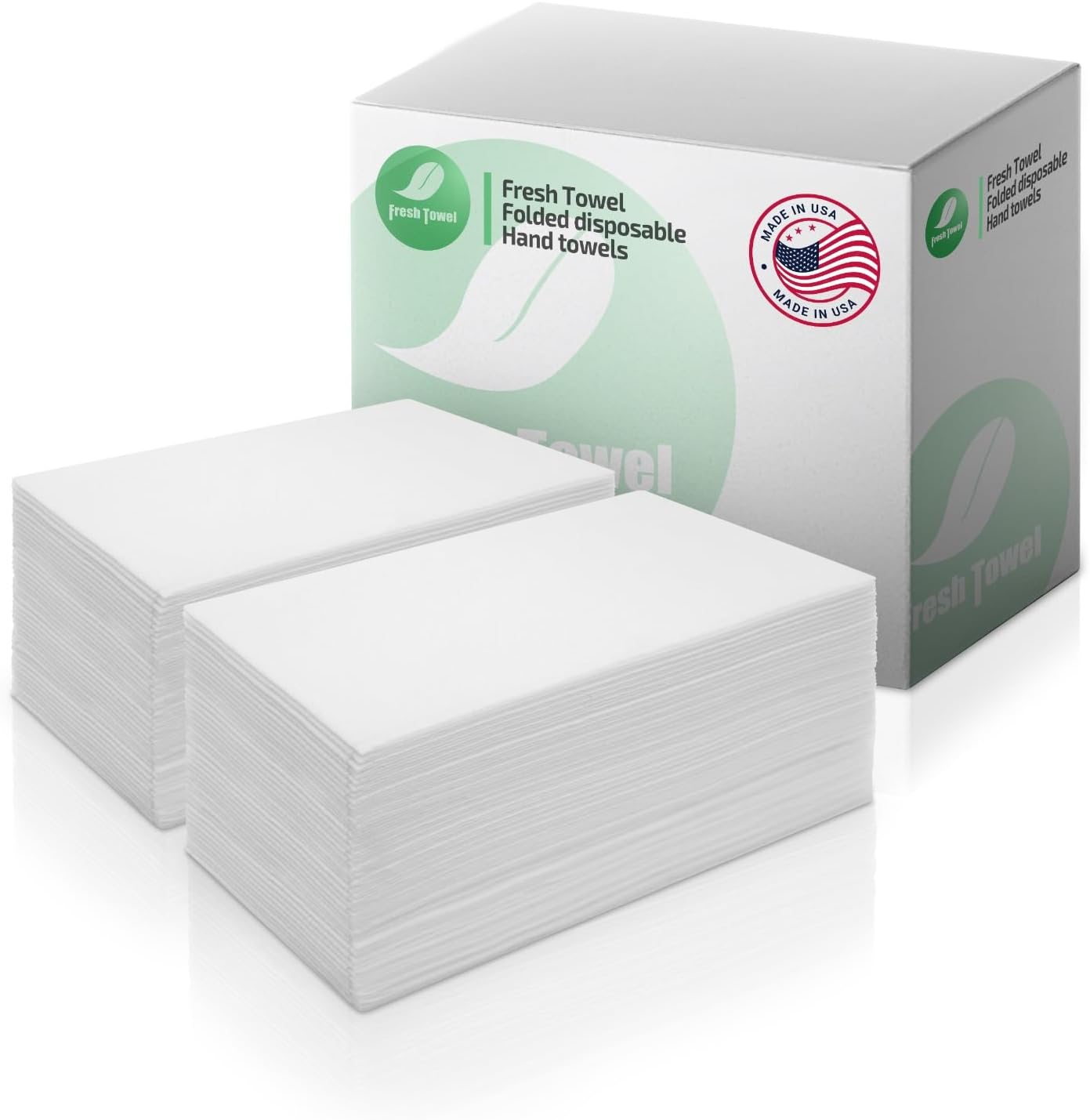 Amazon.com: Linen Feel Disposable Guest Towels - Cloth Like White Paper ...