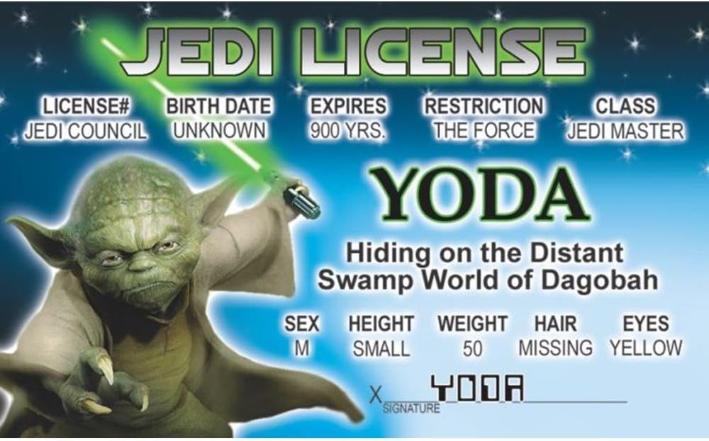 Amazon.com: Signs 4 Fun Parody Driver’s License | WY - Beavis ID | Fake ...