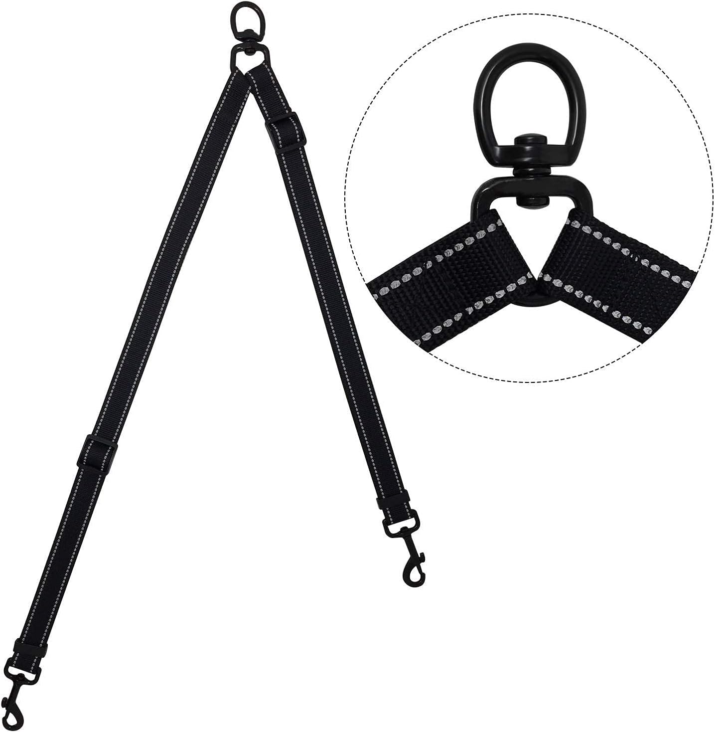 Amazon.com : Tacobear Dog Leash Coupler No Tangle Double Dog Dual ...